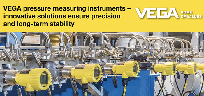 VEGA Pressure Measuring Instruments – Innovative Solutions Ensure ...